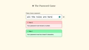 All Rules in The Password Game Listed - Prima Games