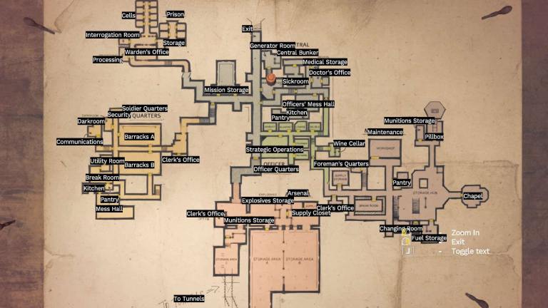 Fully Revealed Amnesia: The Bunker Map - Prima Games