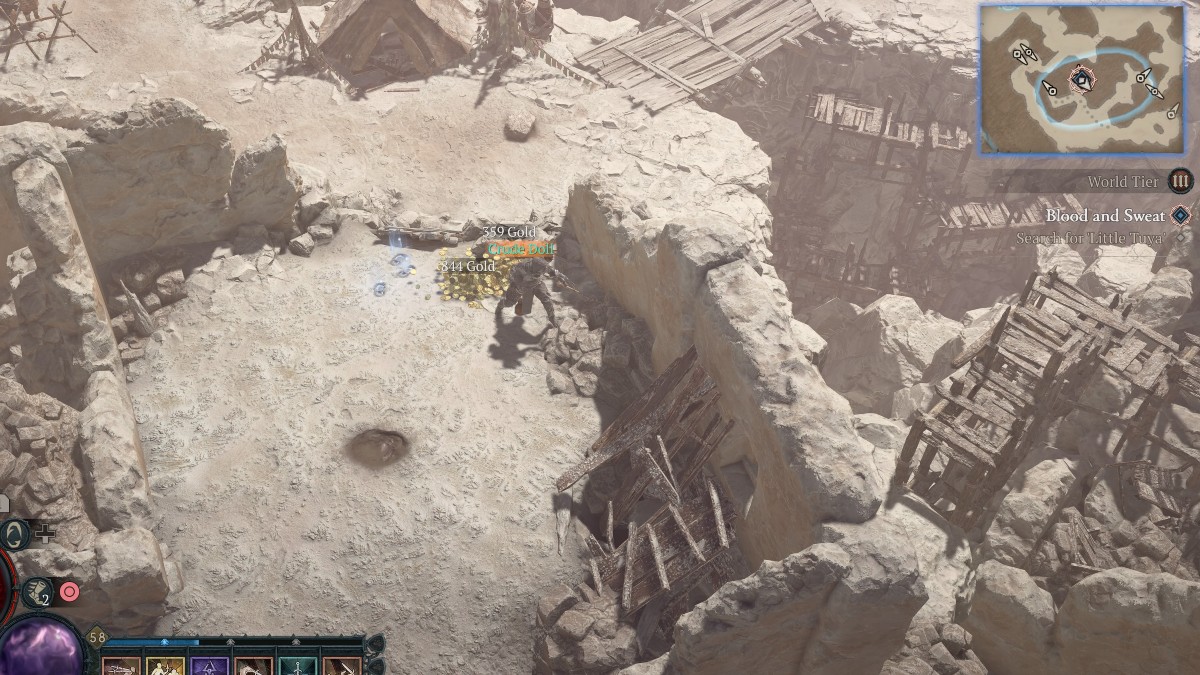 Blood and Sweat Diablo 4 Quest Guide - Little Tuya Location - Prima Games