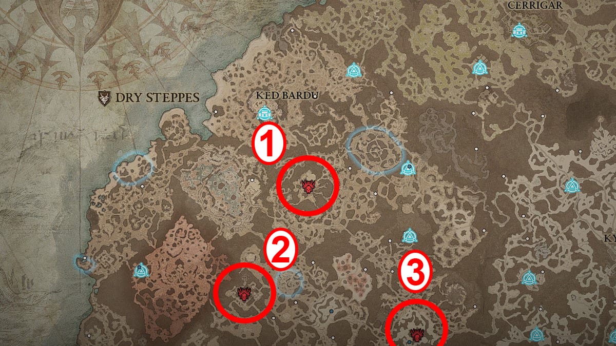 All Stronghold Locations in Diablo 4 Listed - Prima Games