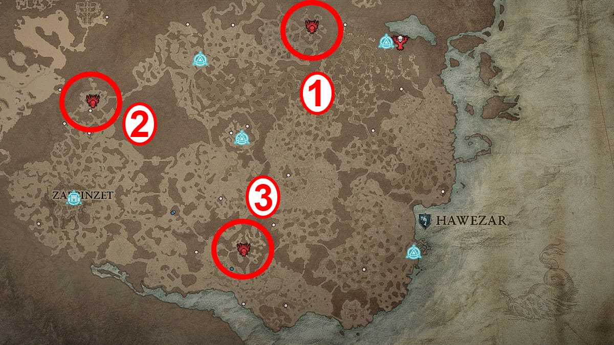 All Stronghold Locations in Diablo 4 Listed - Prima Games