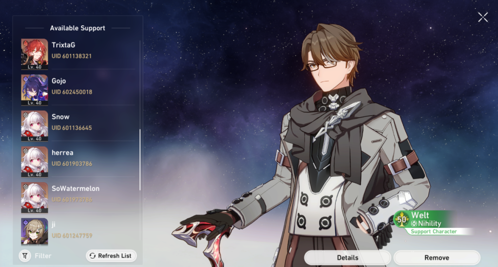 How to Use Support Characters in Honkai Star Rail: Support Guide ...