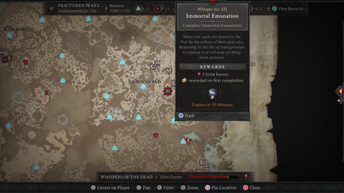 How to Collect Grim Favors in Diablo 4 - Prima Games