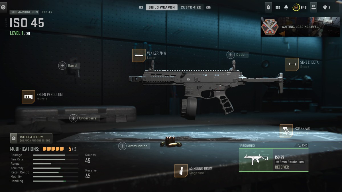 Best ISO 45 Loadout in Warzone 2 and DMZ - Prima Games