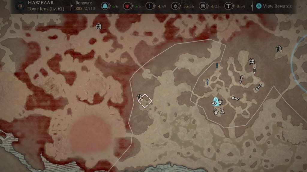 Diablo 4: Ruins of Eridu Dungeon Location - Prima Games