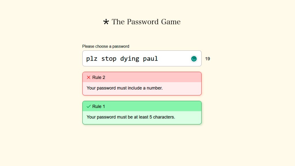 How to Not Overfeed Paul in The Password Game - Prima Games
