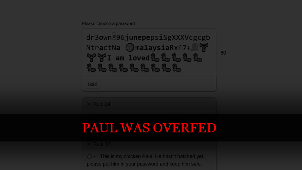 How to Prevent Paul from Being Slain in The Password Game - Prima Games