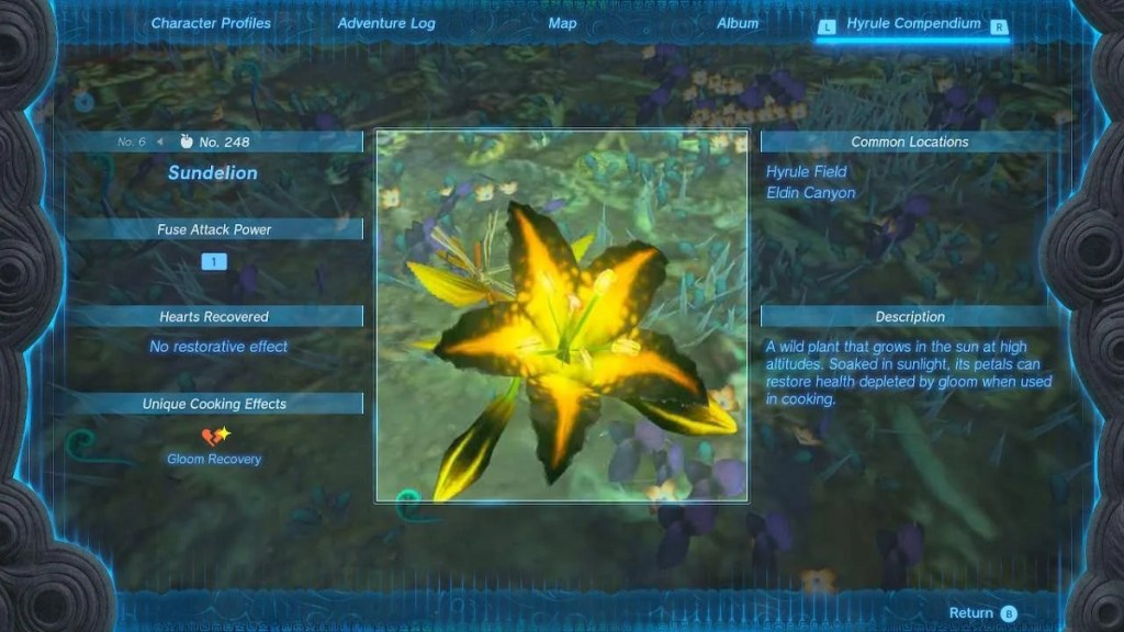 Best Sundelion Recipes in Zelda: Tears of the Kingdom (TOTK) - Prima Games