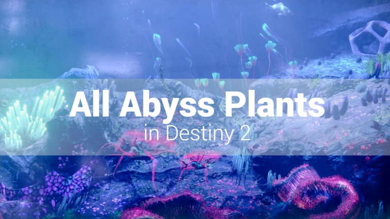 All Abyss Depths Flora and Plants Locations in Destiny 2 - Prima Games