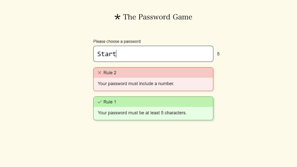 How to Beat Rule 13 in The Password Game - Prima Games