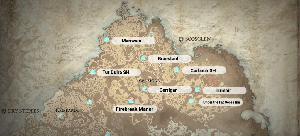 All Waypoint Locations in Diablo 4 - Prima Games
