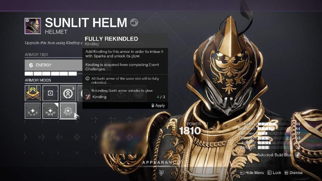 How to Make Sunlit Armor Glow in Destiny 2 Solstice 2023 - Prima Games