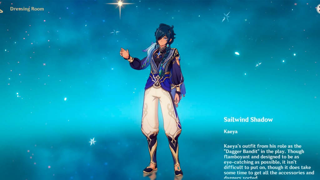 How to Get the Sailwind Shadow Kaeya Outfit in Genshin Impact - Prima Games