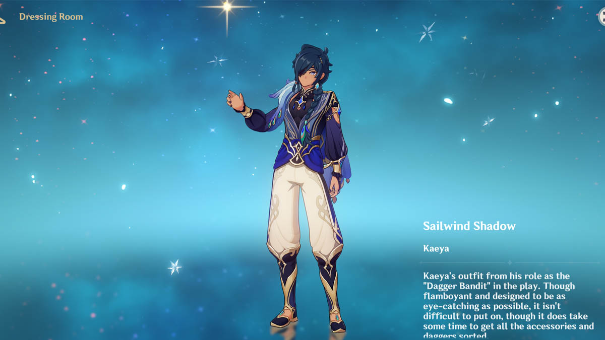 How to Get the Sailwind Shadow Kaeya Outfit in Genshin Impact - Prima Games