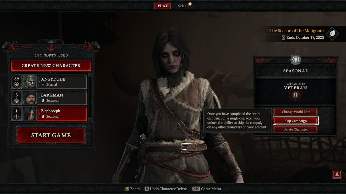 Diablo 4: How to Skip the Campaign - Prima Games