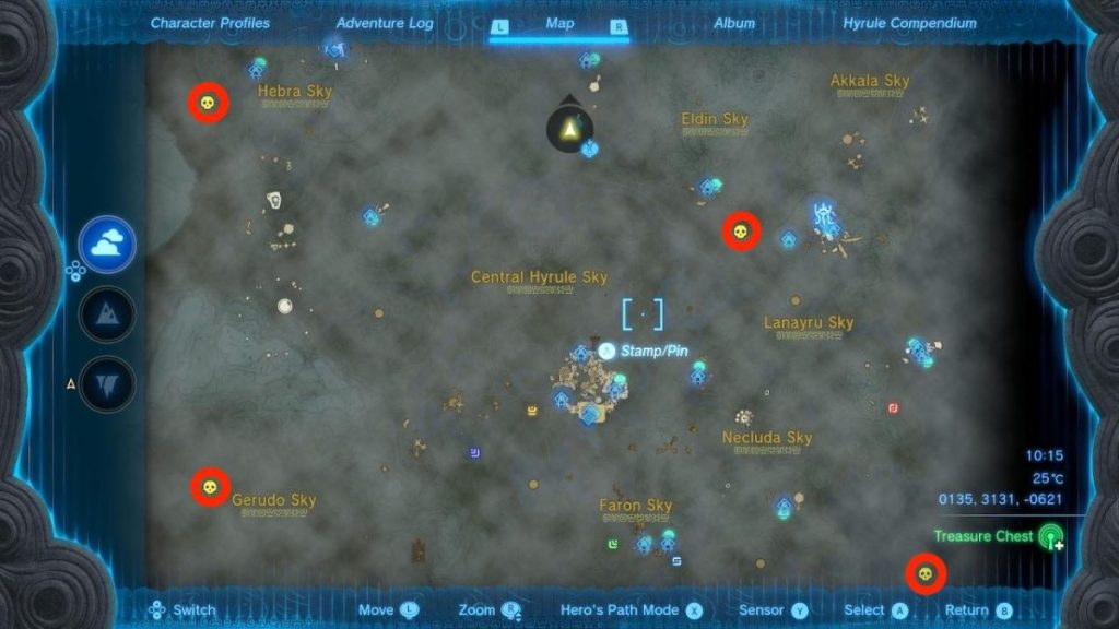 All Gleeok Locations (Map) in Tears of the Kingdom (TOTK) - Prima Games