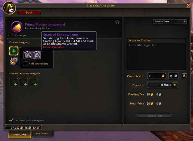 How to Use Sparks of Shadowflame in World of Warcraft Dragonflight ...