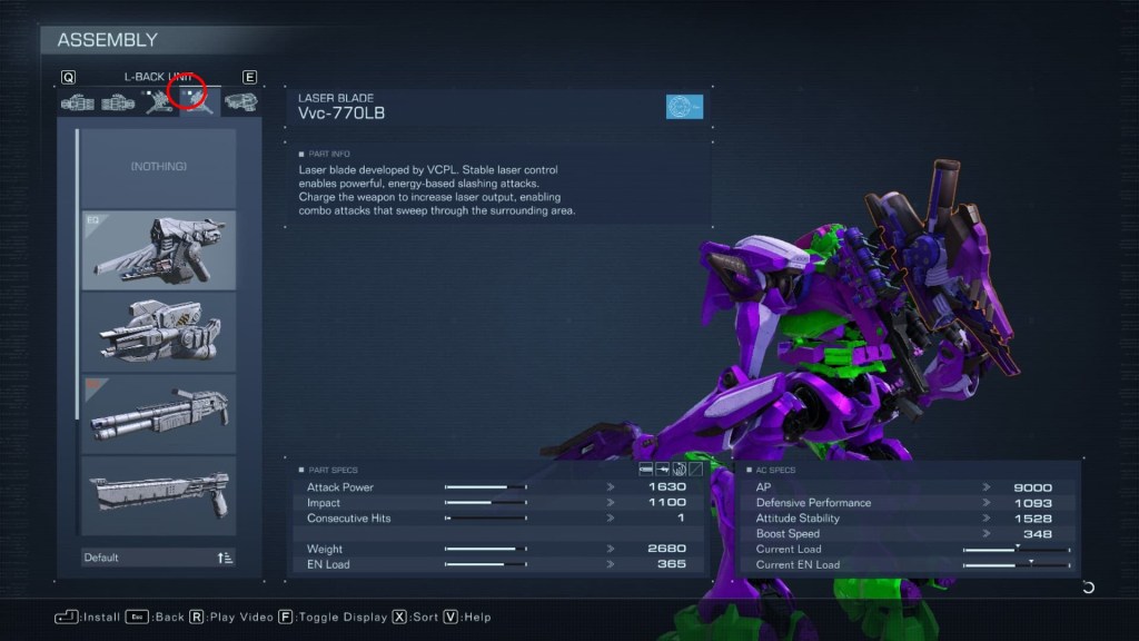 How to Use Weapon Bay in Armored Core 6 (AC6) - Prima Games