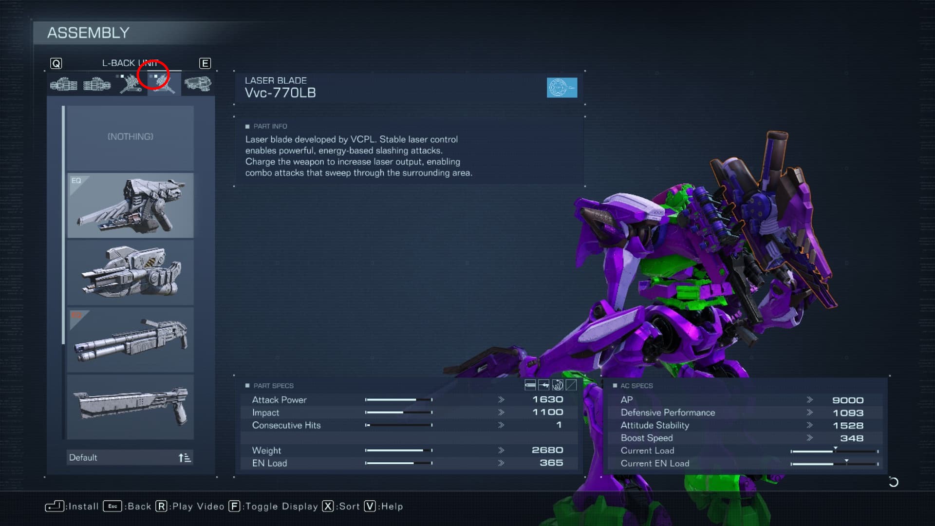 How to Use Weapon Bay in Armored Core 6 (AC6) - Prima Games