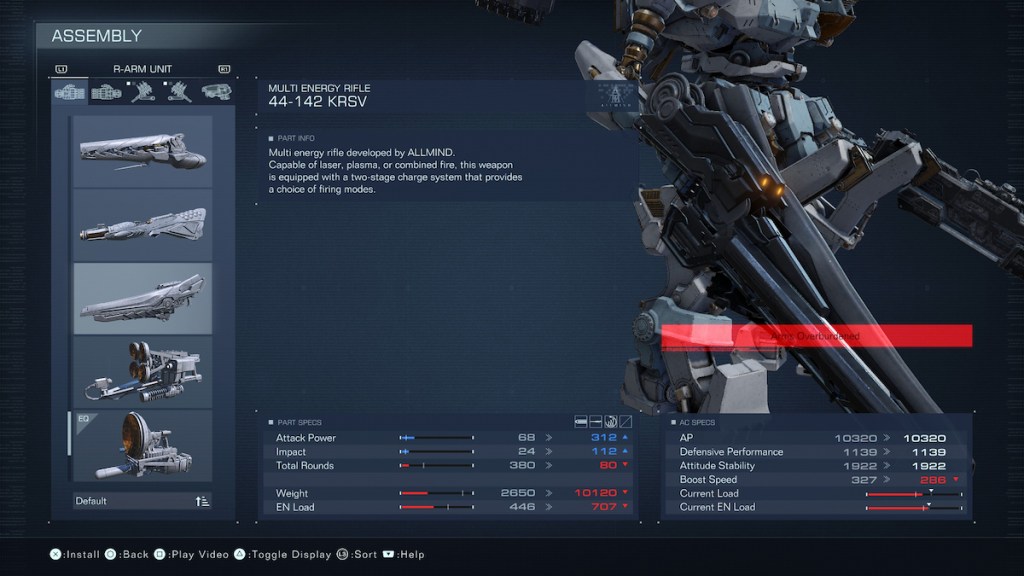 AC6: Every Weapon in Armored Core 6 - Prima Games