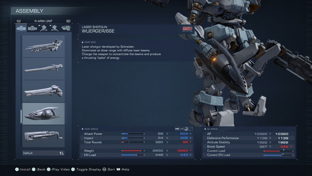 AC6: Every Weapon in Armored Core 6 - Prima Games