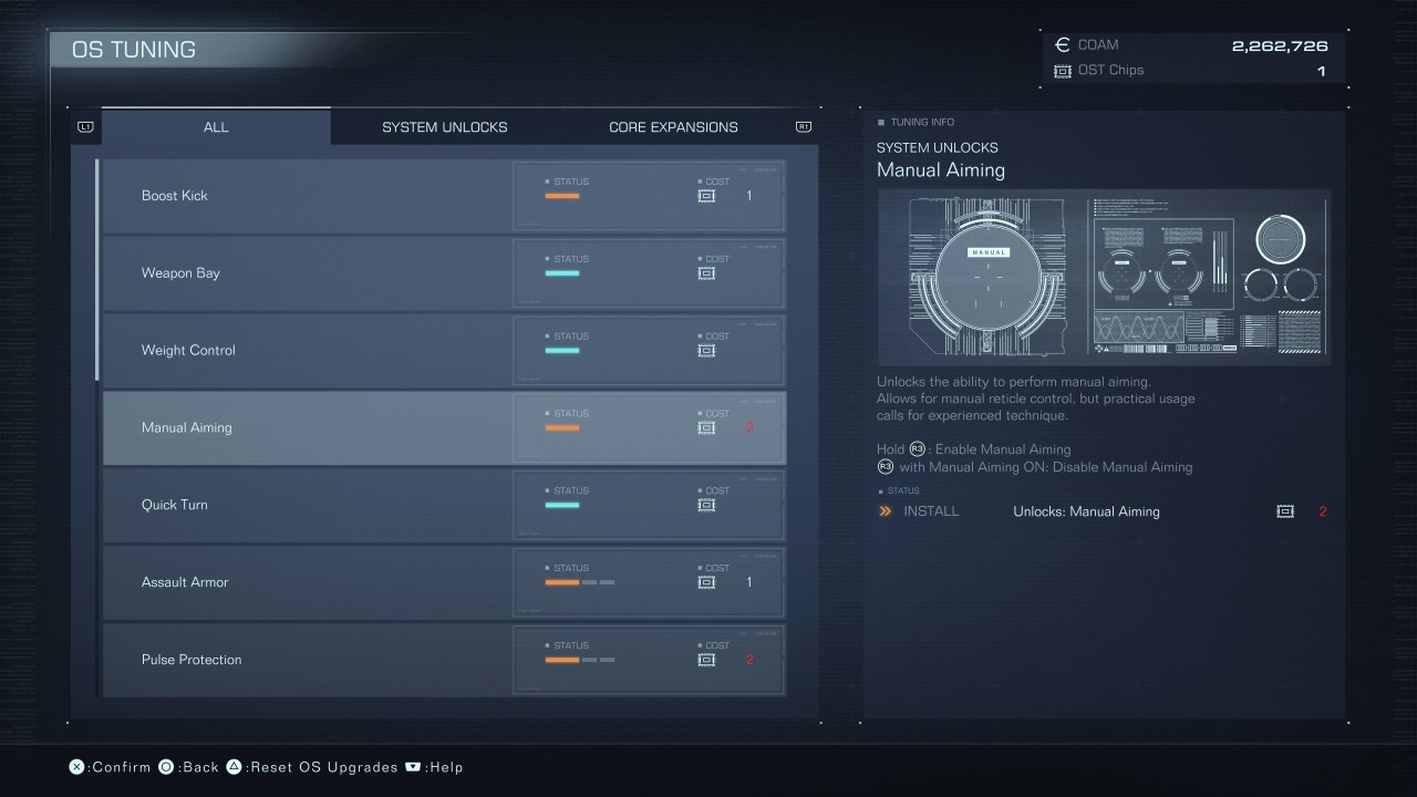 How to Respec OS Upgrades in Armored Core 6 (AC6) - Prima Games