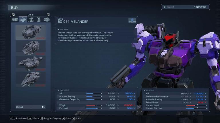 All Mech Parts in Armored Core 6 (AC6) Listed - Prima Games