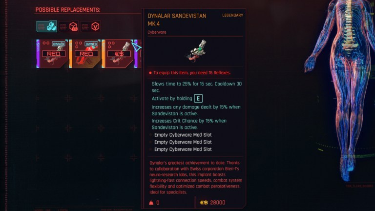 Best Sandevistan in Cyberpunk 2077 - Prima Games