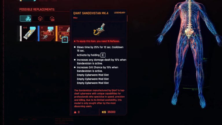 Best Sandevistan in Cyberpunk 2077 - Prima Games