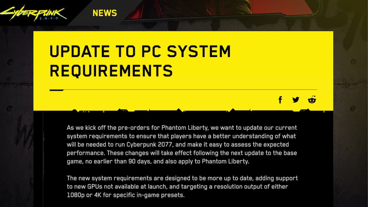 When is Cyberpunk 2077 Update 1.7 Coming Out? - Answered - Prima Games