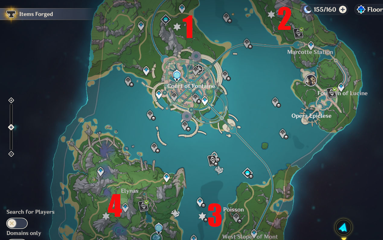 All Fontaine Shrine of Depths Locations in Genshin Impact - Prima Games