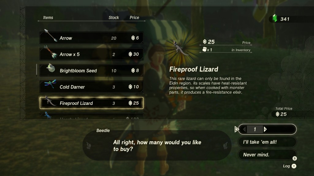 Best Fireproof Recipe in Tears of the Kingdom (TOTK) - Prima Games