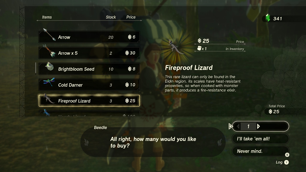 Best Fireproof Recipe in Tears of the Kingdom (TOTK) - Prima Games