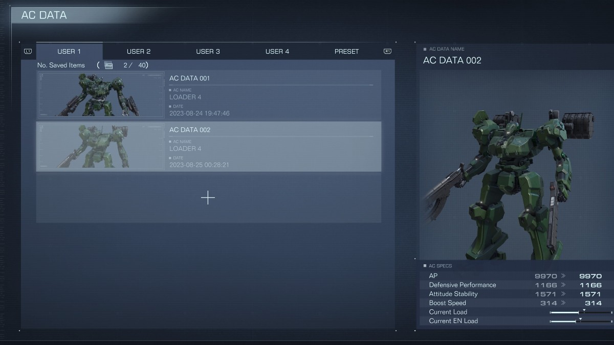 How to Save Loadouts in Armored Core 6 (AC6) - Prima Games