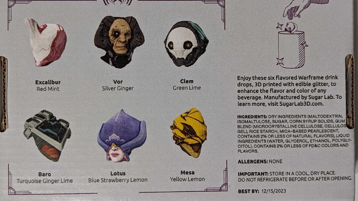 Thanks To Tennocon 2023, I Got To Eat and Drink Warframe Characters ...