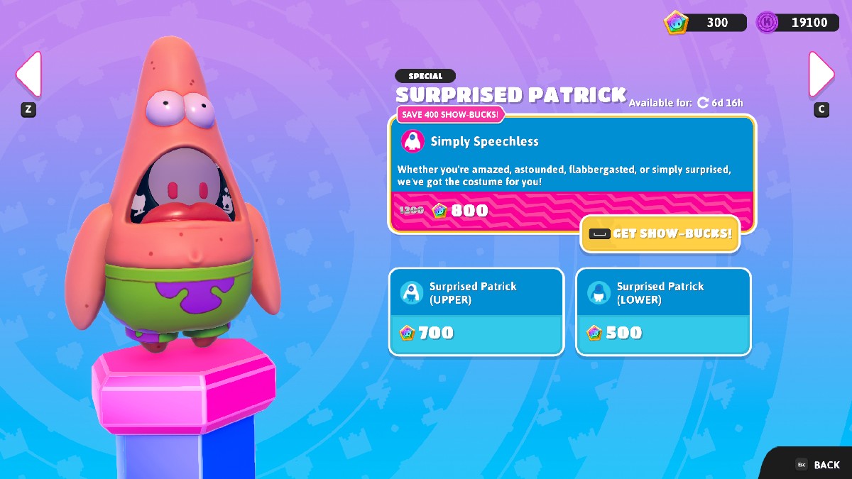 Step Aside, Warriors Of Light, Handsome Squidward is Now in Fall Guys ...