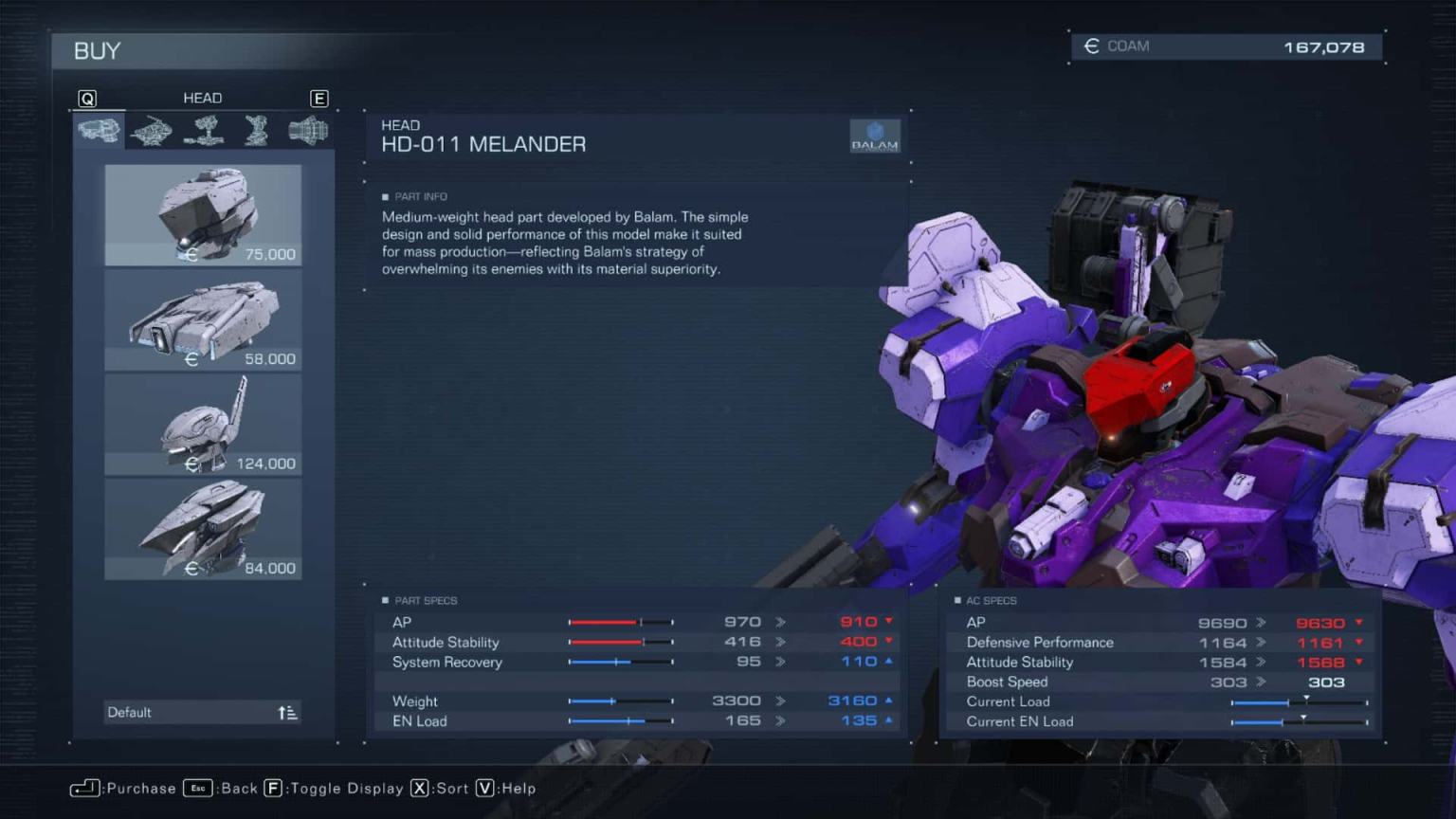 All Mech Parts in Armored Core 6 (AC6) Listed - Prima Games