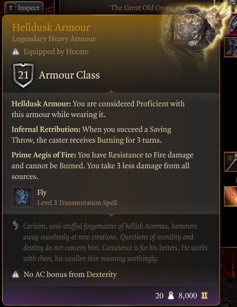 Baldur's Gate 3: How to Get the Helldusk Armor Set in House of Hope ...