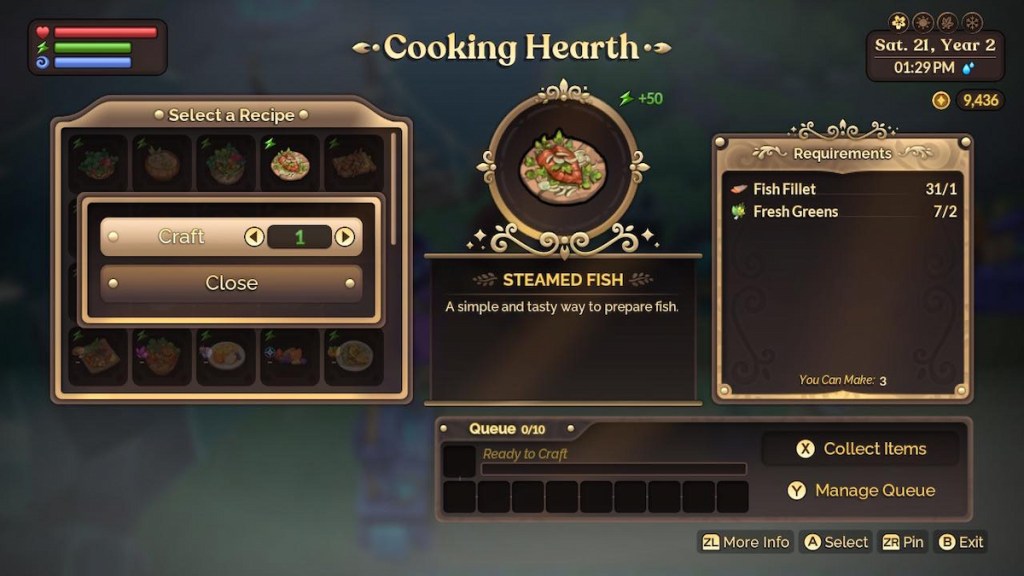 How to Cook Steamed Fish in Fae Farm - Answered - Prima Games
