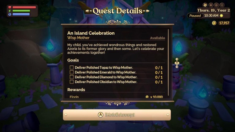 Fae Farm: How to Complete Wisp Mother's Quest 'An Island Celebration ...