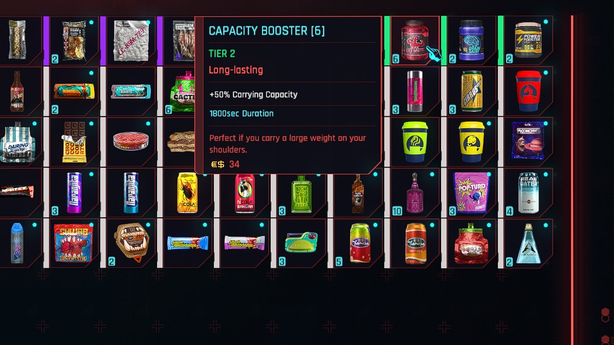 How to Get More Item Load Capacity in Cyberpunk 2077 Phantom Liberty ...