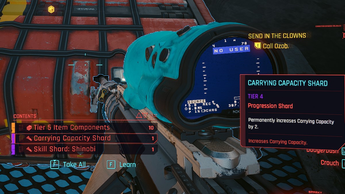 How to Get More Item Load Capacity in Cyberpunk 2077 Phantom Liberty - Prima Games