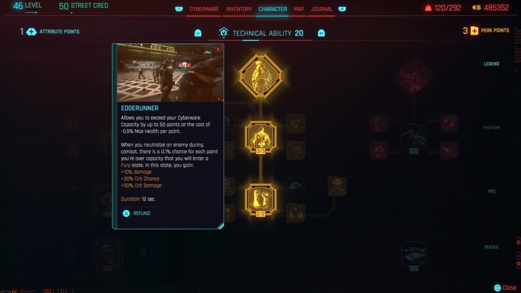 How to Increase Cyberware Capacity in Cyberpunk 2077 2.0 - Prima Games