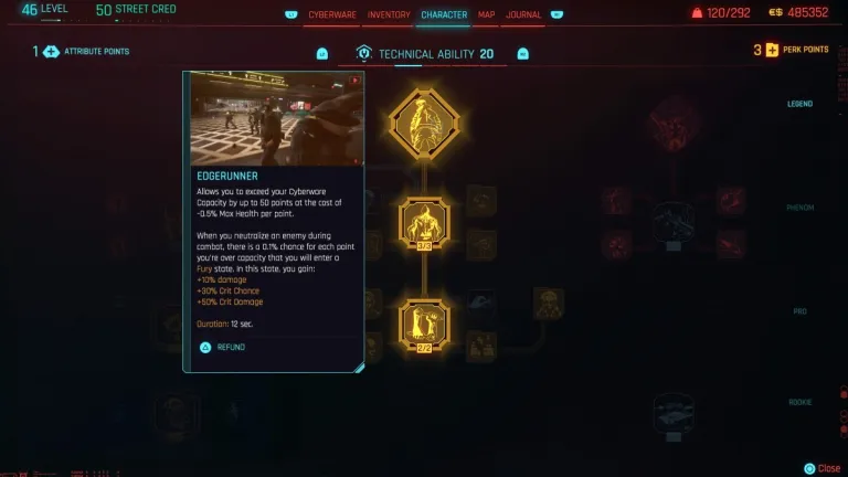 How to Increase Cyberware Capacity in Cyberpunk 2077 2.0 - Prima Games