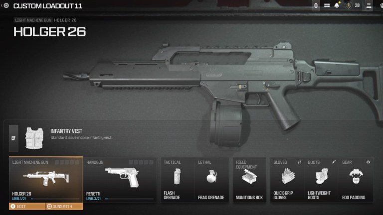 Best Perks and Equipment for the Holger 26 in MW3: