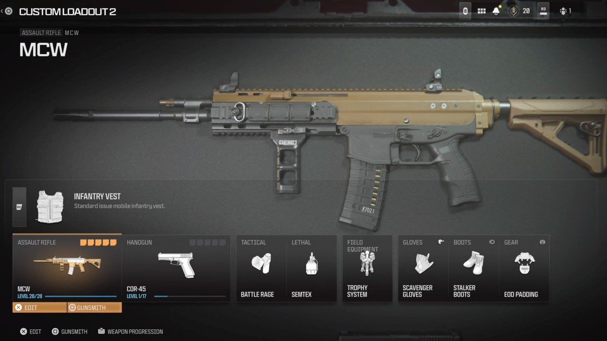 Best MCW Loadout and Class Setup in MW3 - Prima Games