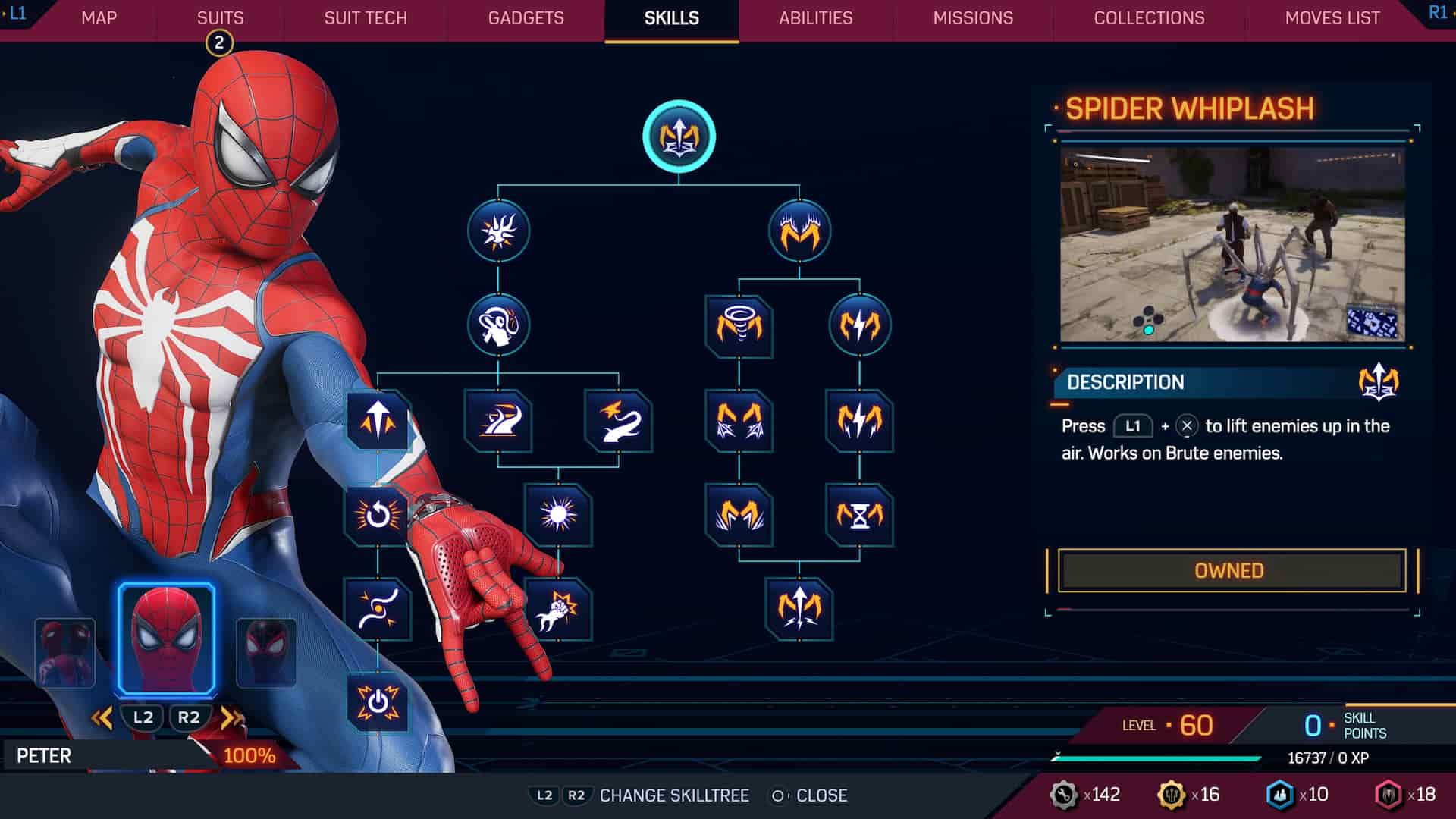 All Skills in Marvel's Spider-Man 2 - Prima Games