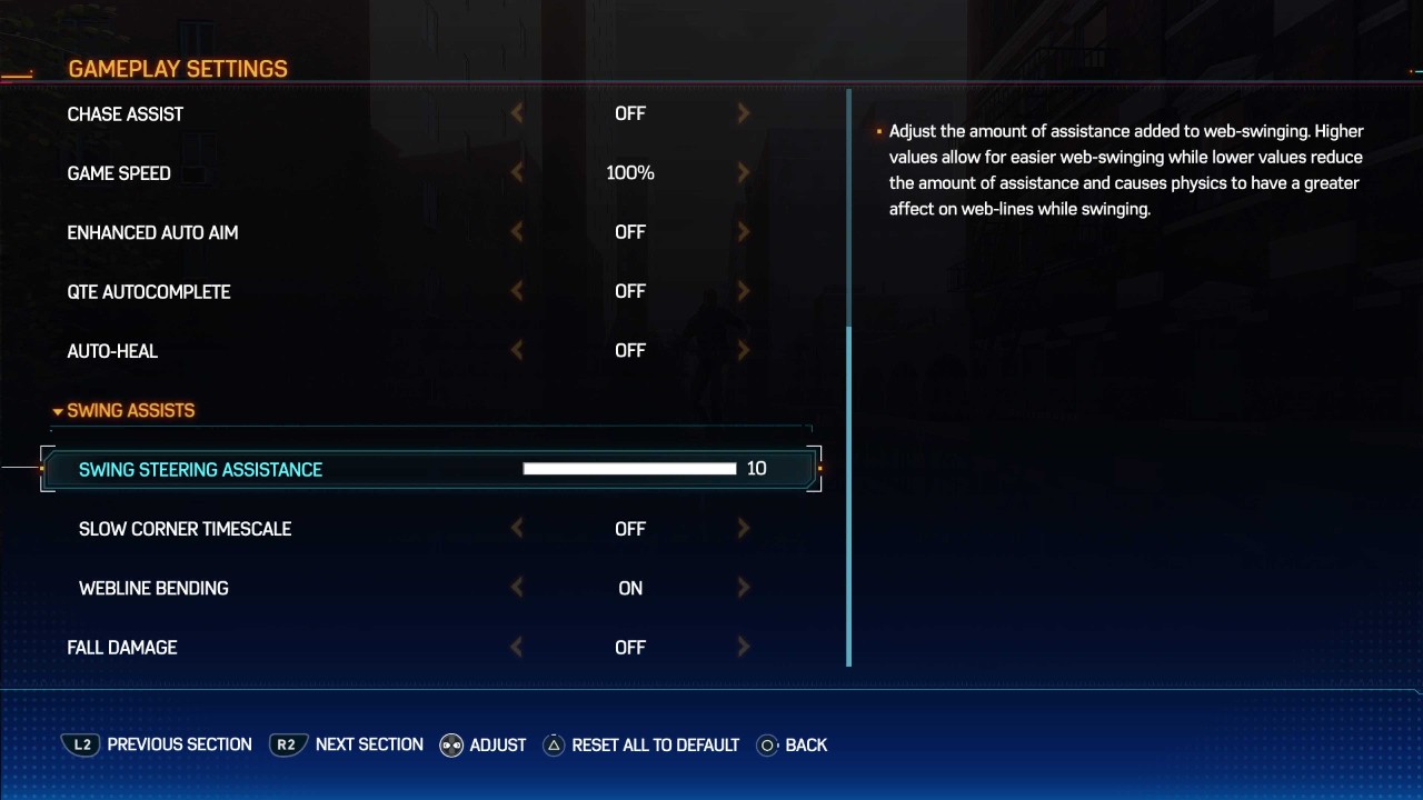 How To Turn Off Swing Assistance In Spider-Man 2 - Prima Games