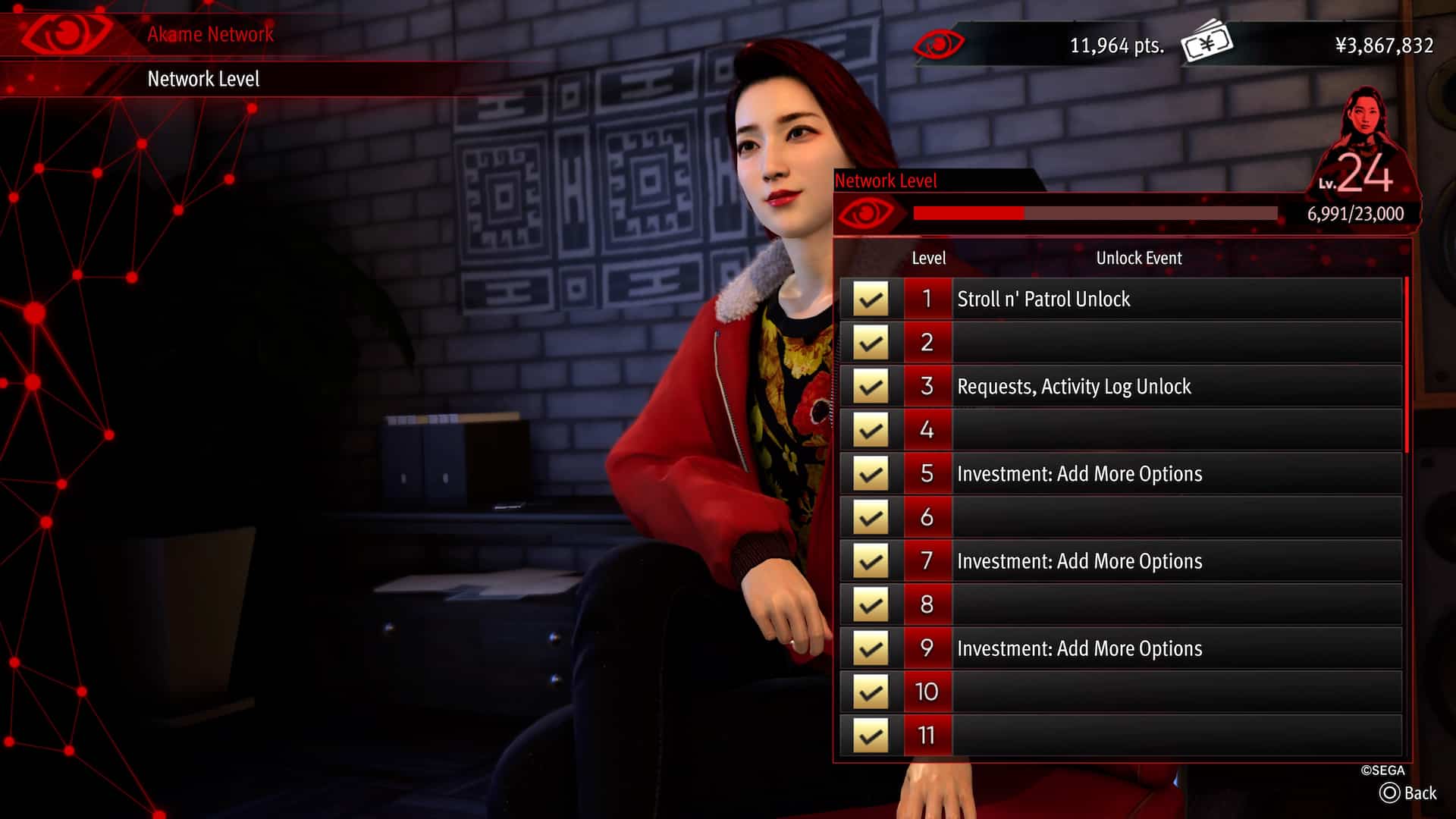 How to Quickly Level Up Akame Network in Like A Dragon Gaiden - Prima Games