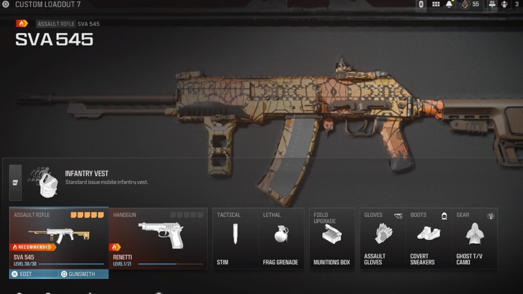 Best SVA 545 Loadout and Class Setup in MW3 - Prima Games